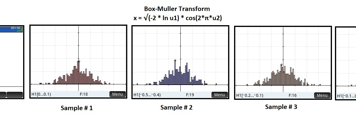 Eddie's Math and Calculator Blog: HP Prime: Testing Random Normal ...