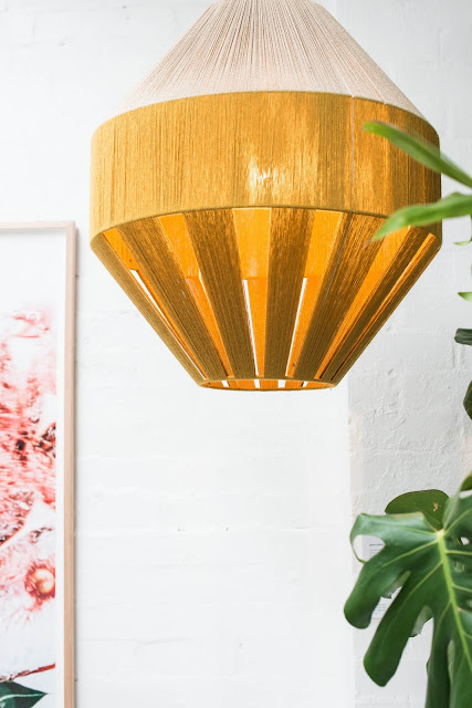 fort & field: WOVEN STRING LAMPS