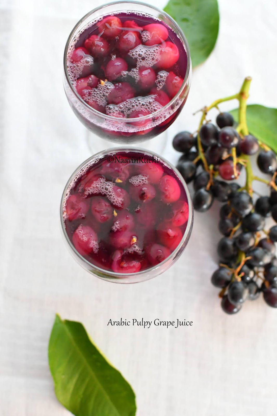 Arabic Pulpy Grape Juice