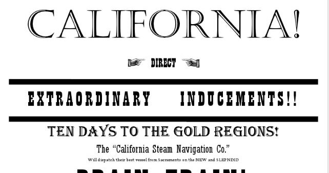 Academy For The Passionately Curious: 1849 California Gold Rush ...