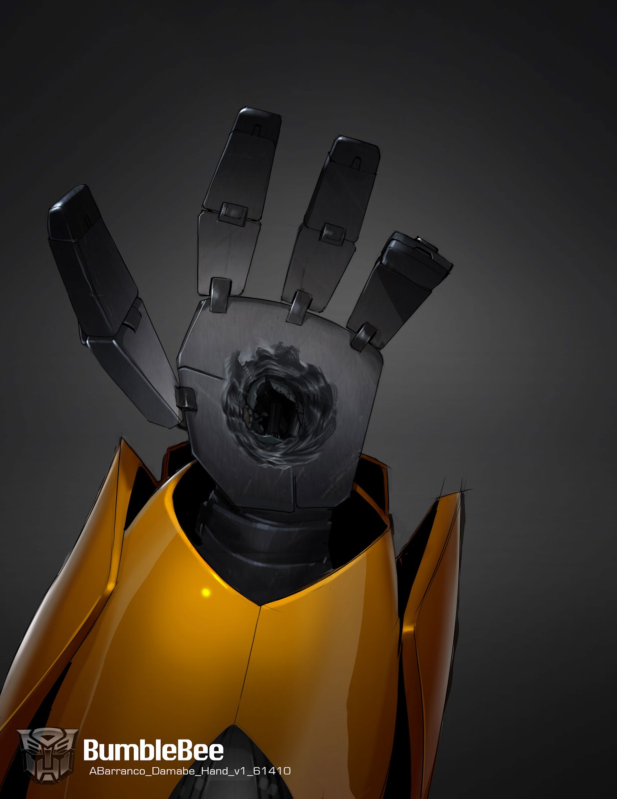 Augusto Barranco: Bumblebee attacked by scraplets