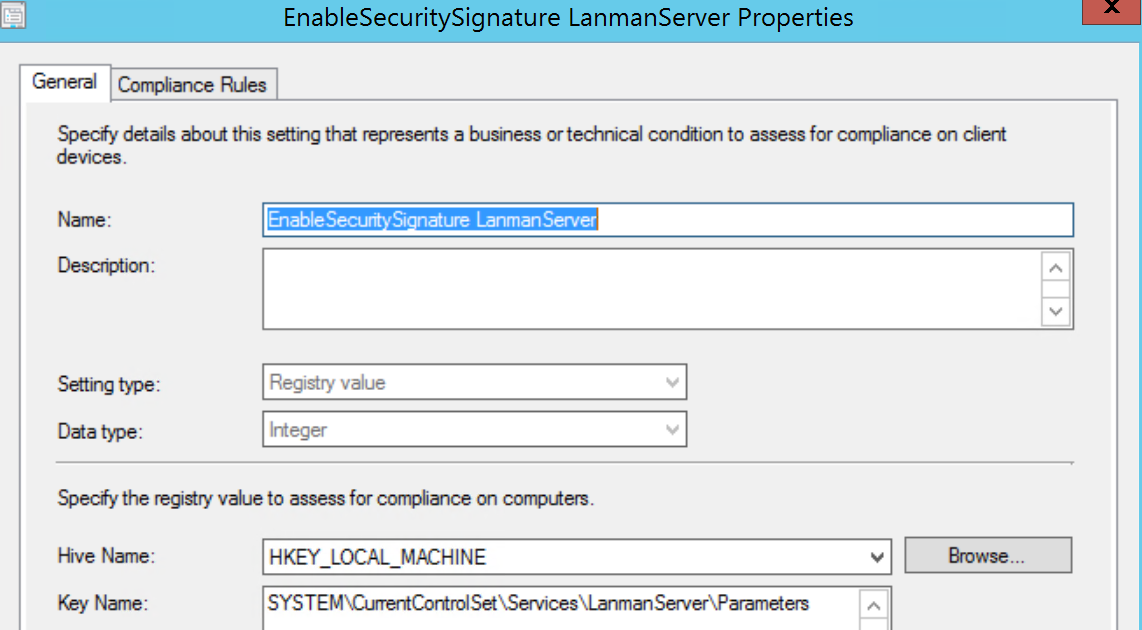 Fixing 'SMB Signing Disabled or SMB Signing Not Required' vulnerability.