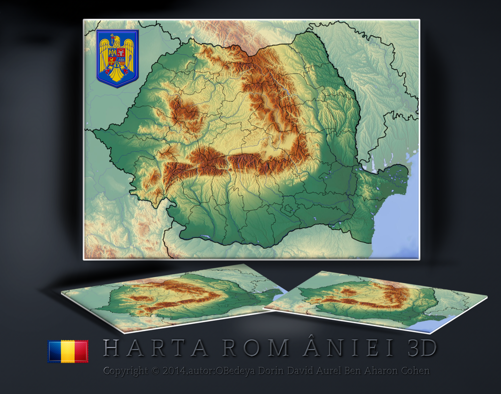 Harta României Grafică 3D Online - Blogger Buzz: Harta României ...