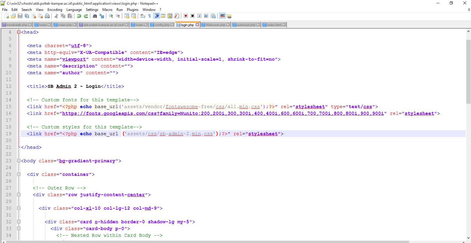 Cara Membuat Login Dengan CodeIgniter