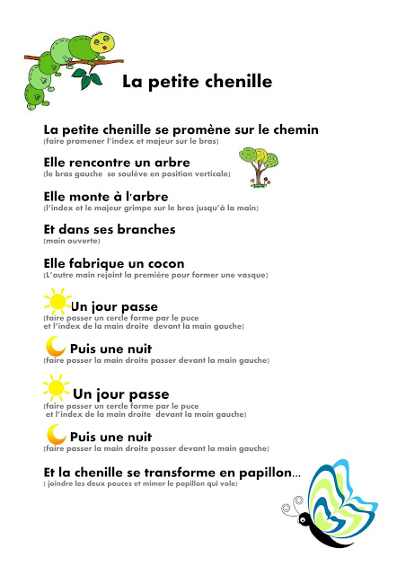 Comptine 10 : La petite chenille