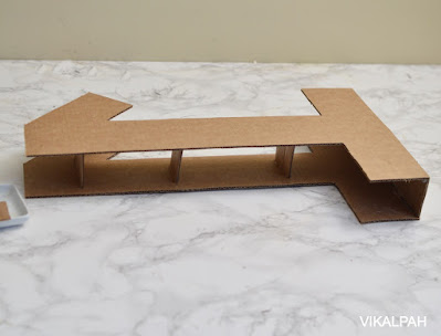 Vikalpah: DIY Cardboard Number 1 for first birthday