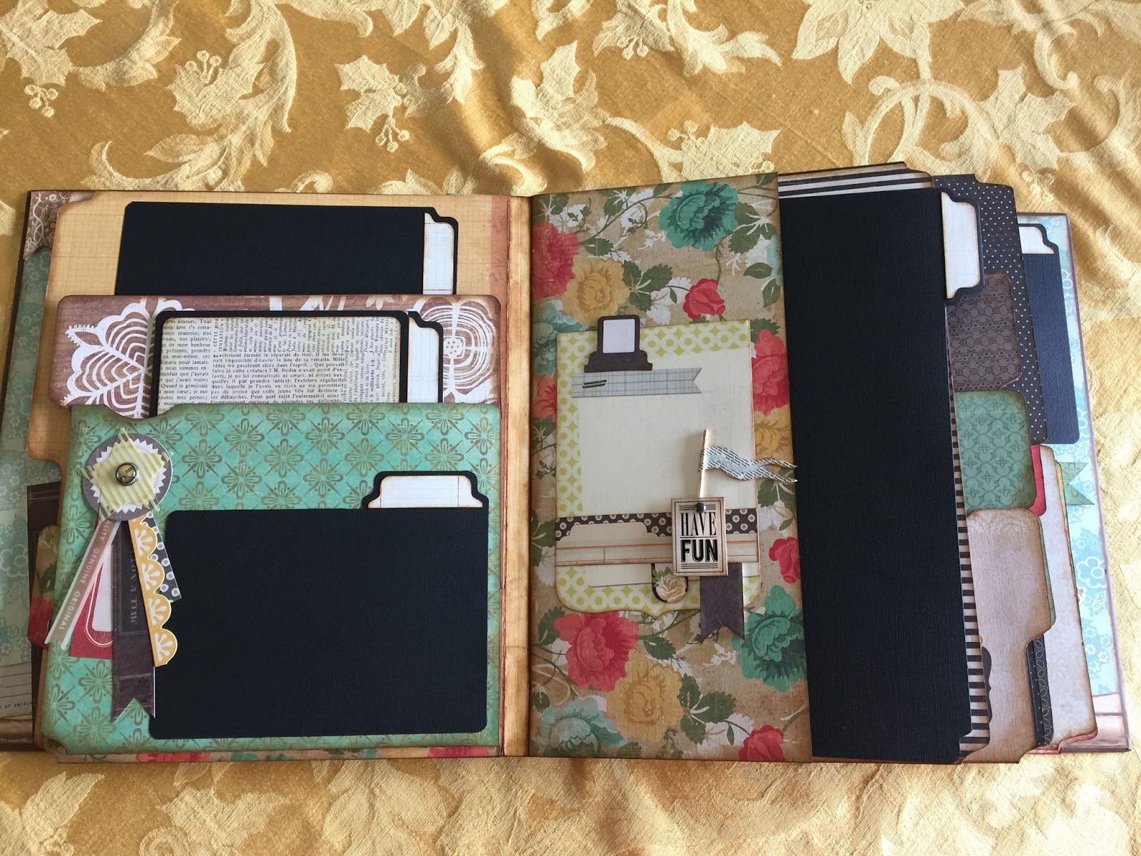 A Creative Operation: "Memories" File Folder Album, Part 3