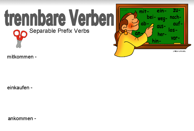 Alles Klar!: Separable Prefixes in German 1