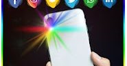 Brightest color flashlight on call and sms alert Mobile App - Youth Apps