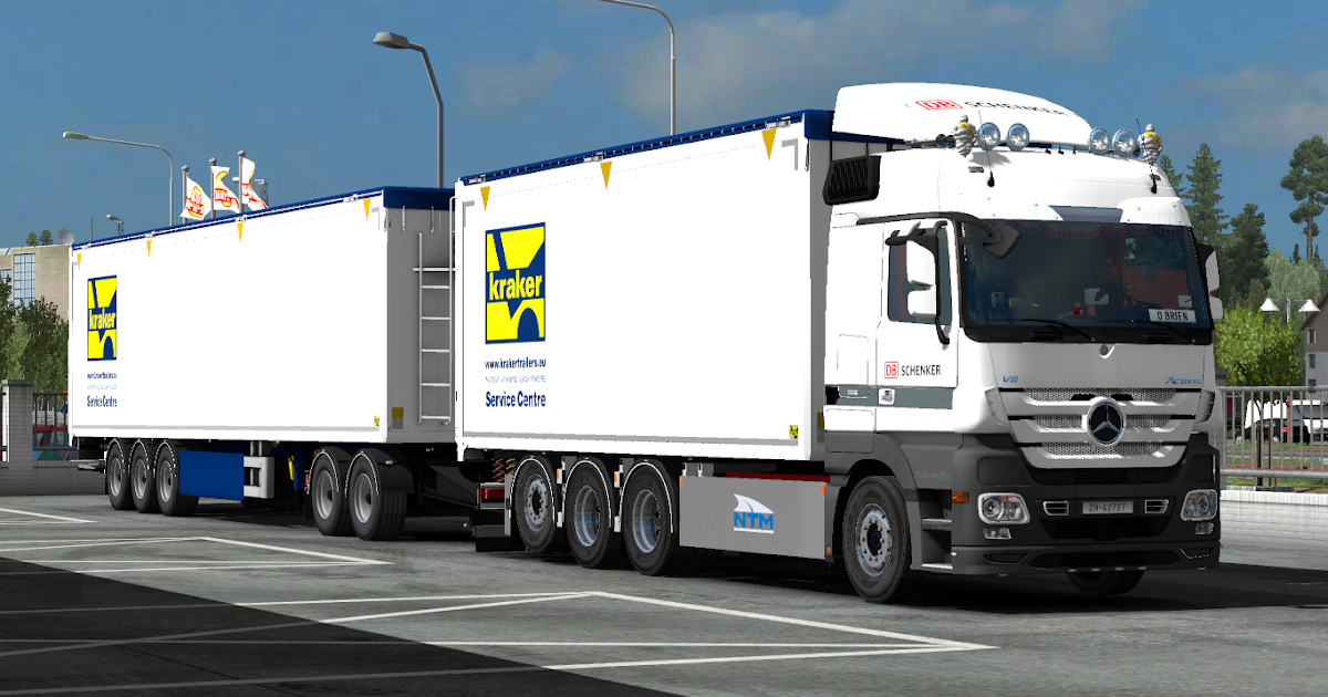MB Actros MP3 Reworks with Rigid chassis - ByCapital v3.8 [1.32] - Euro ...
