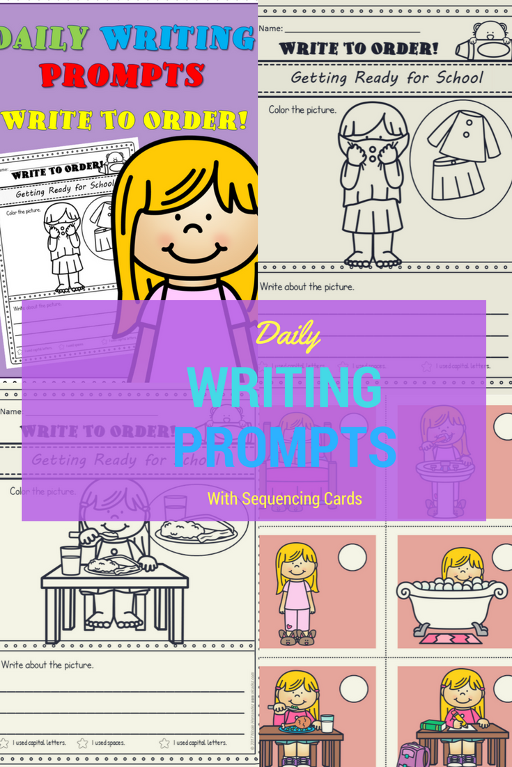 A Teacher's Idea: Picture Writing Prompts with Sequencing Cards for ...