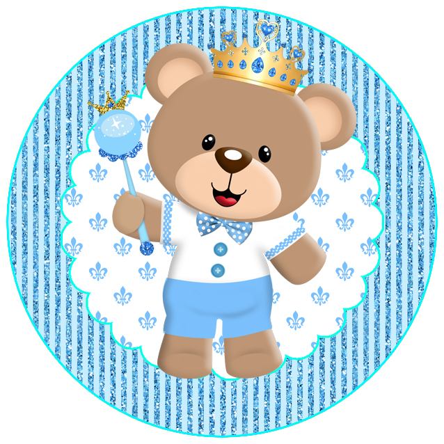 Prince Bear Free Printable Party Kit. - Oh My Baby!