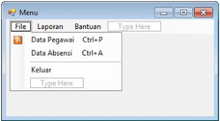 Membuat Menu Bar dan Toolbar