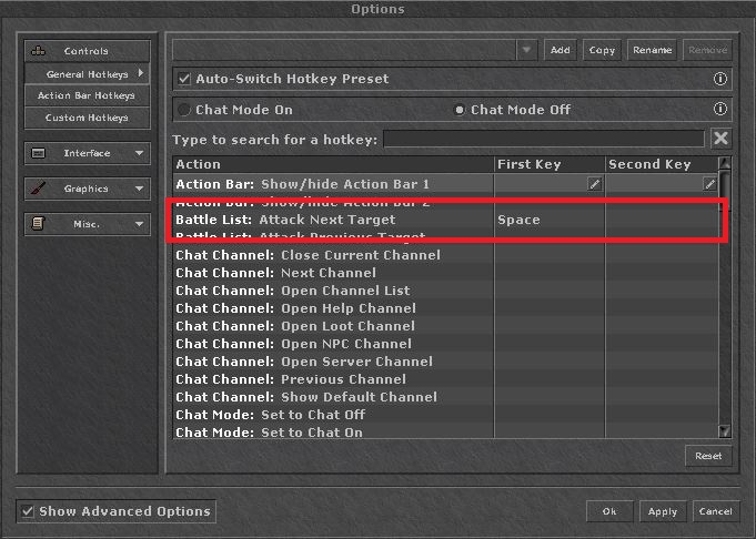Poradnik - Poruszanie się postacią na WSAD - Tibia ~ Tibio-Maniak