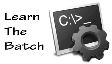 Disruptive Technology : How to Write a Batch File