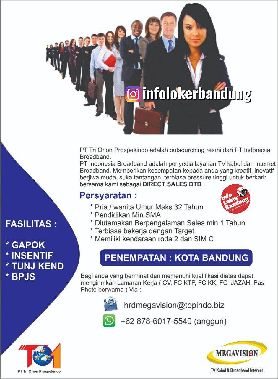 Lowongan Kerja PT. Tri Orion Prospekindo Bandung September 2019 - Info ...