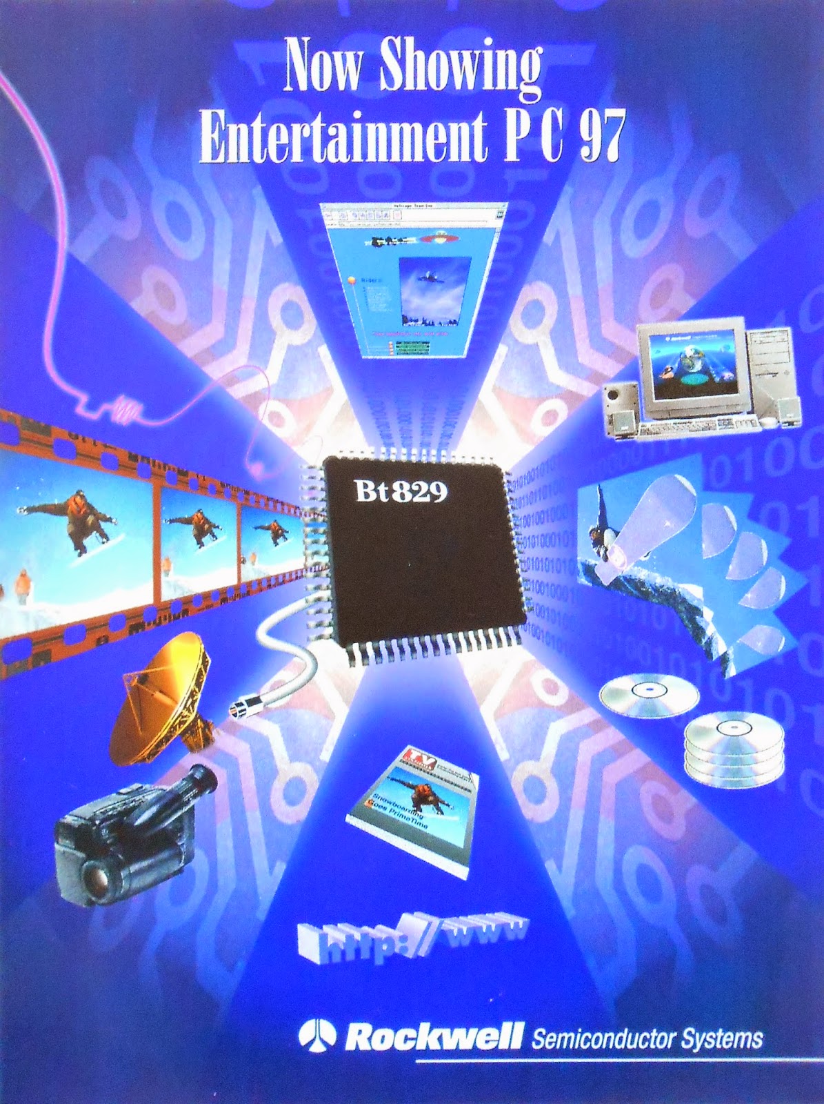 An Artist's Life, Digitized: Tech Posters - Rockwell Semiconductor