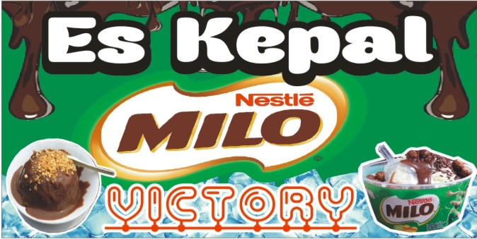 Download Contoh Spanduk Es Kepal Milo.cdr - KARYAKU