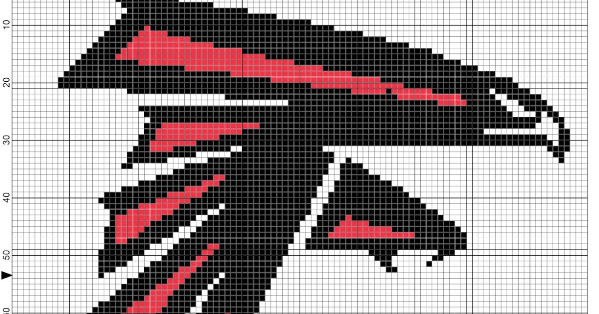 Kendra's Crocheted Creations: Atlanta Falcons graph