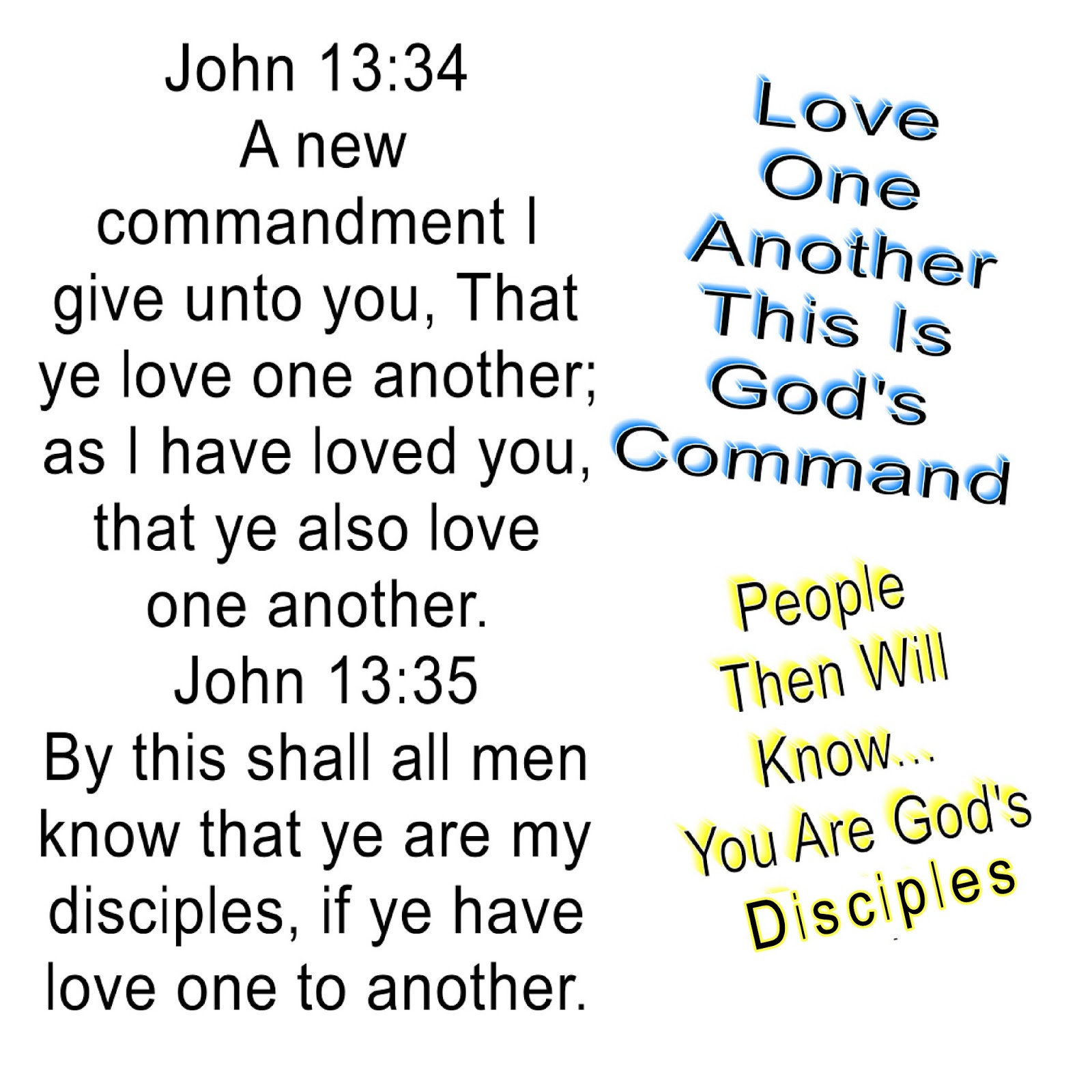 Love One Another ( God's Command)