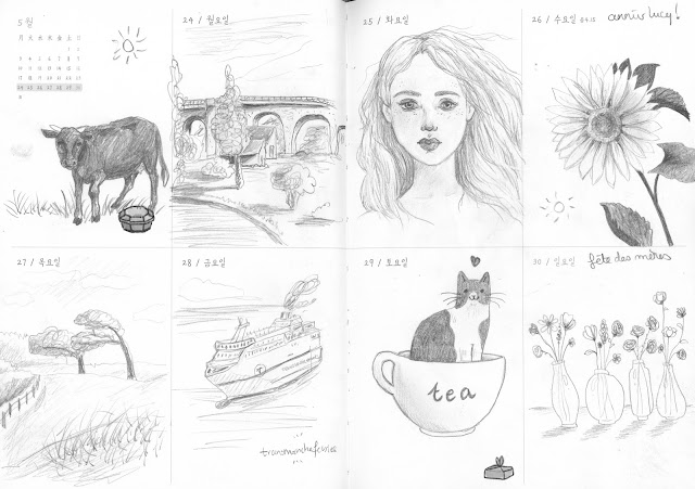 Fifty Drawings Later: Mini sketches 24