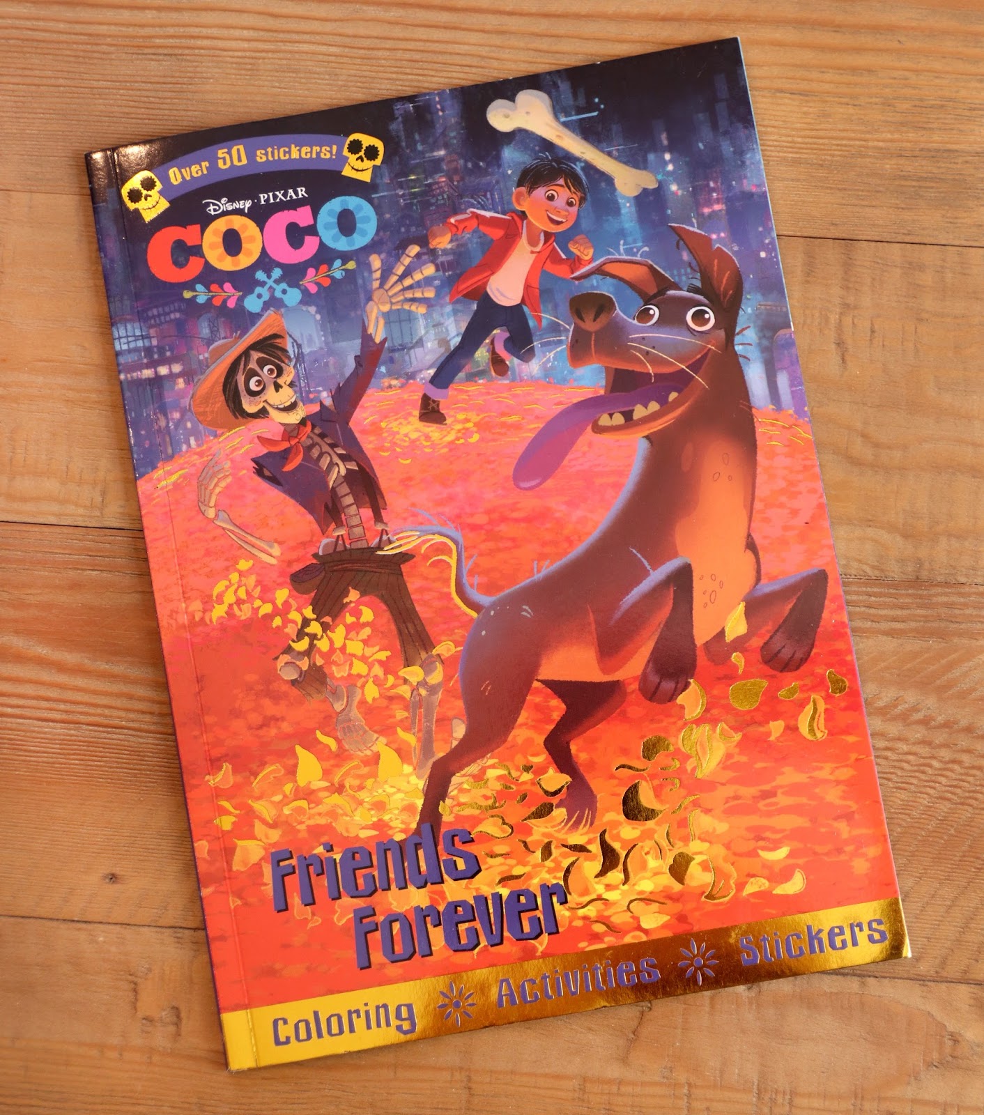 Dan the Pixar Fan: Coco: "Friends Forever" Coloring·Activity·Sticker ...