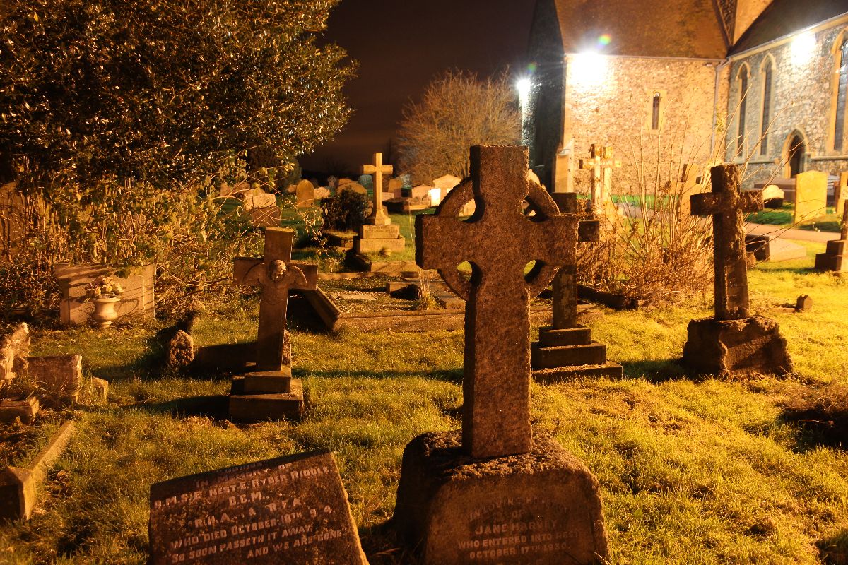 Churchyard At Night