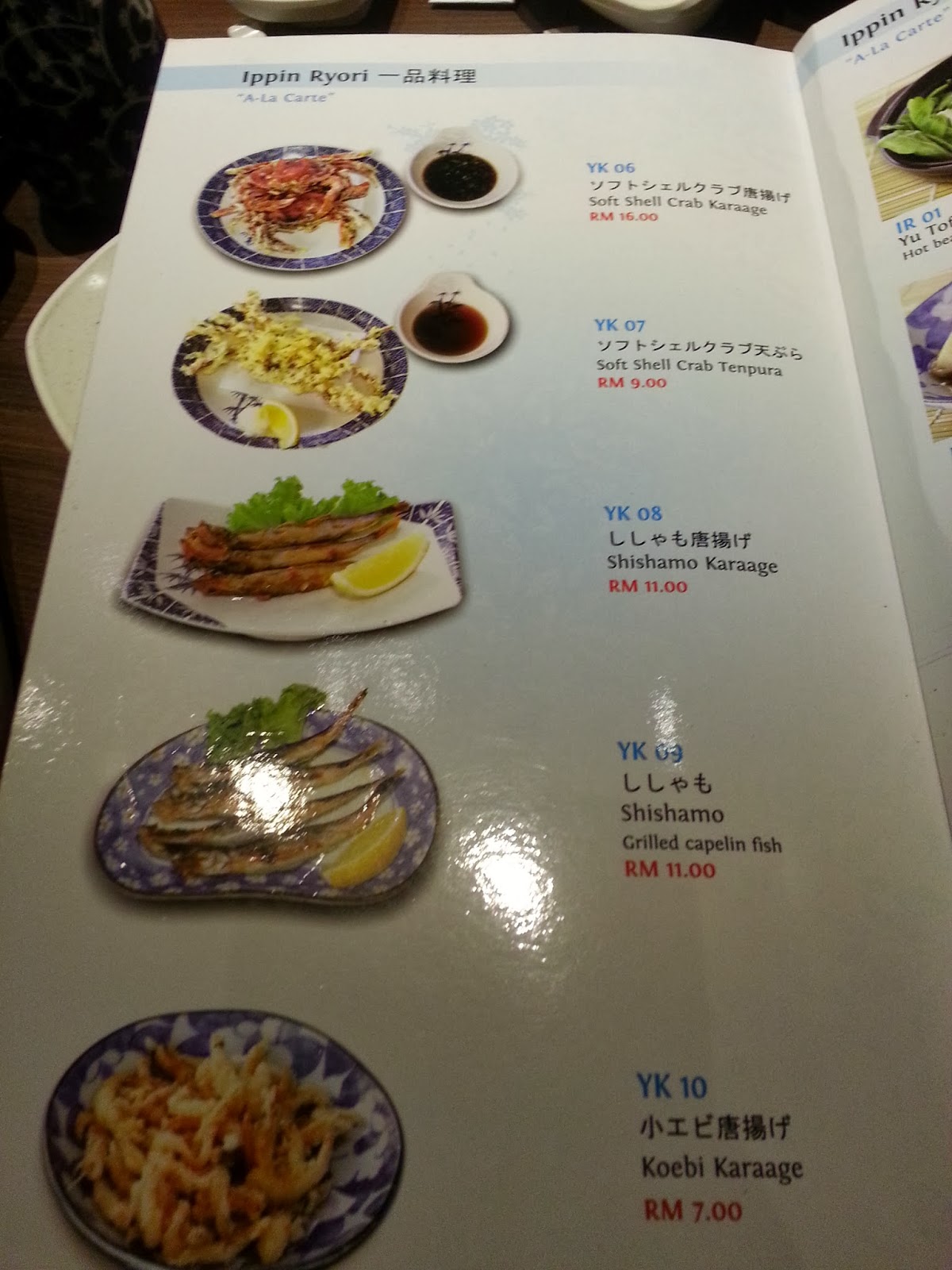 Purfect Imperfections: Food Review: Nihonkai Japanese Restaurant Kota ...