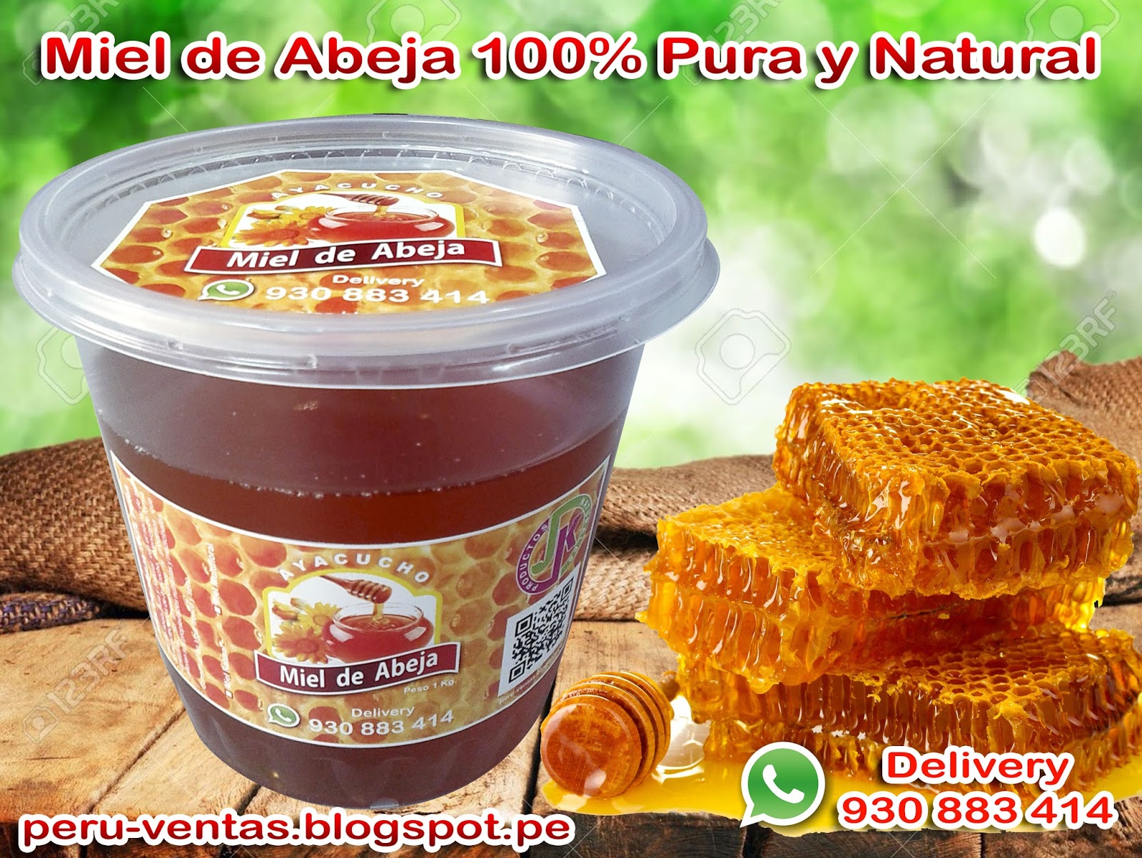 BENEFICIOS DE LA MIEL DE ABEJA 100% PURA - AYACUCHO - Miel de Abeja 100 ...