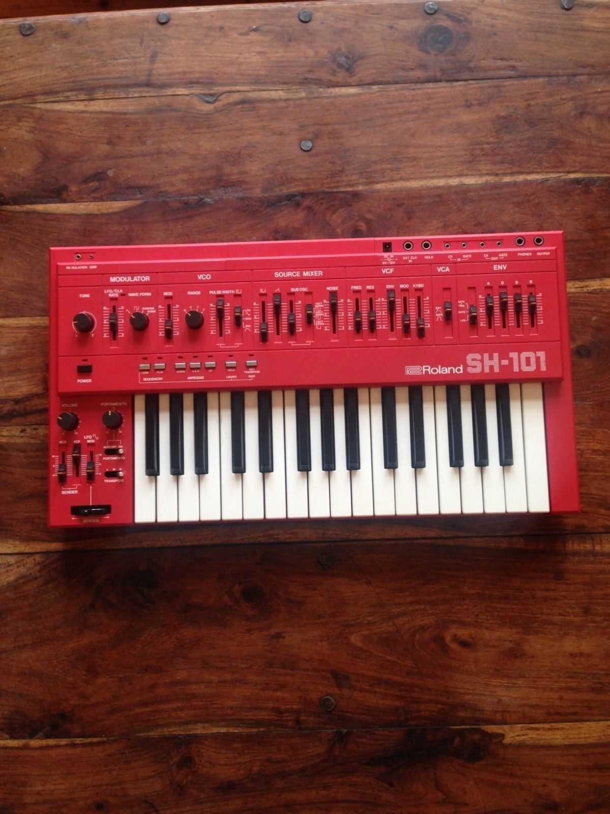 MATRIXSYNTH: Roland Sh-101 Synth Red