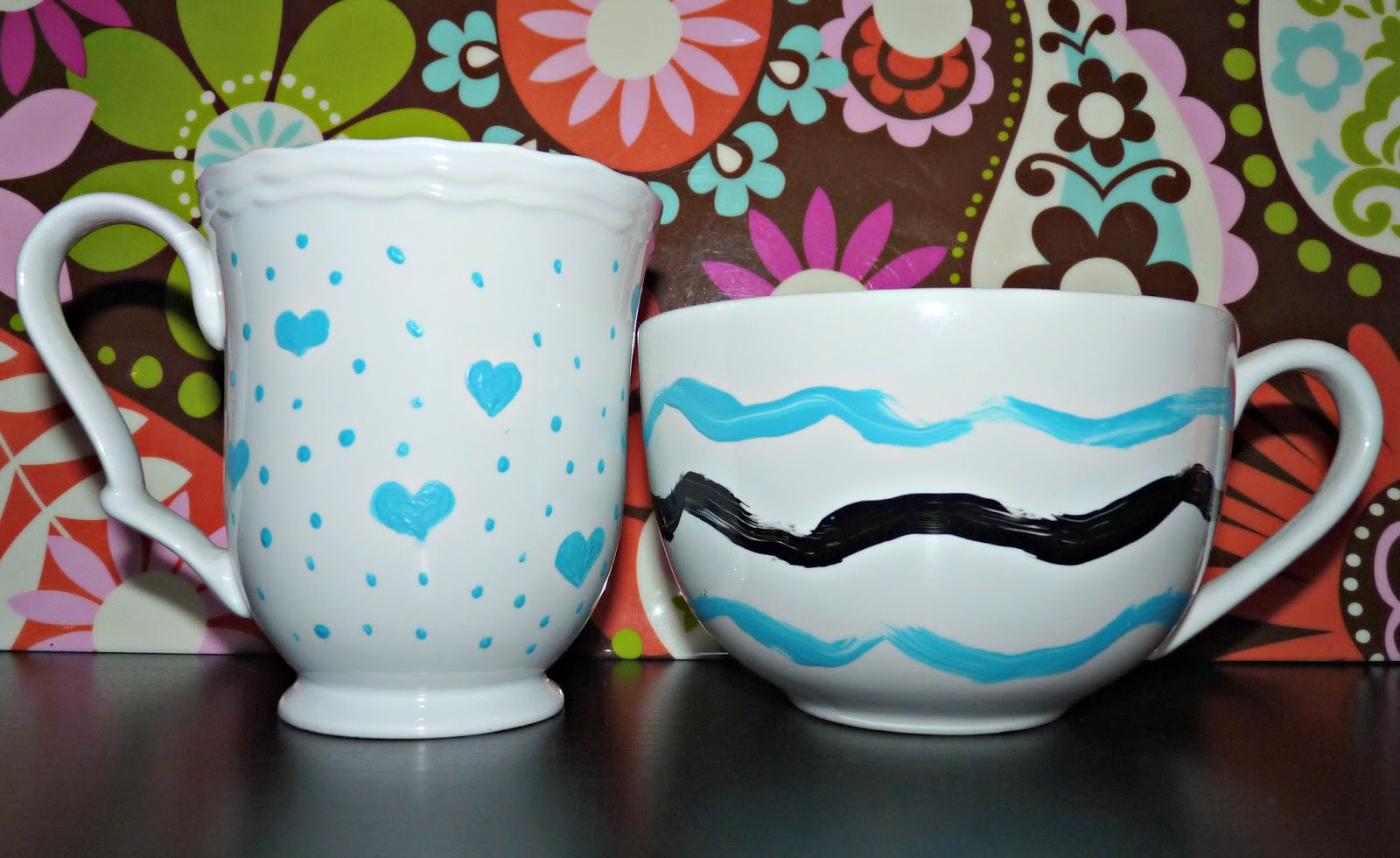 Magpie & Fox: By Hand: Painted Mugs {Amy}