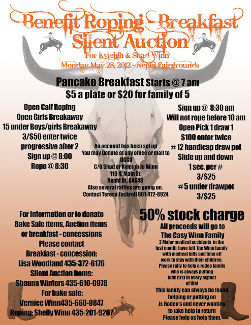 Rodeo Moms Club: Winn Family Benefit Team Roping