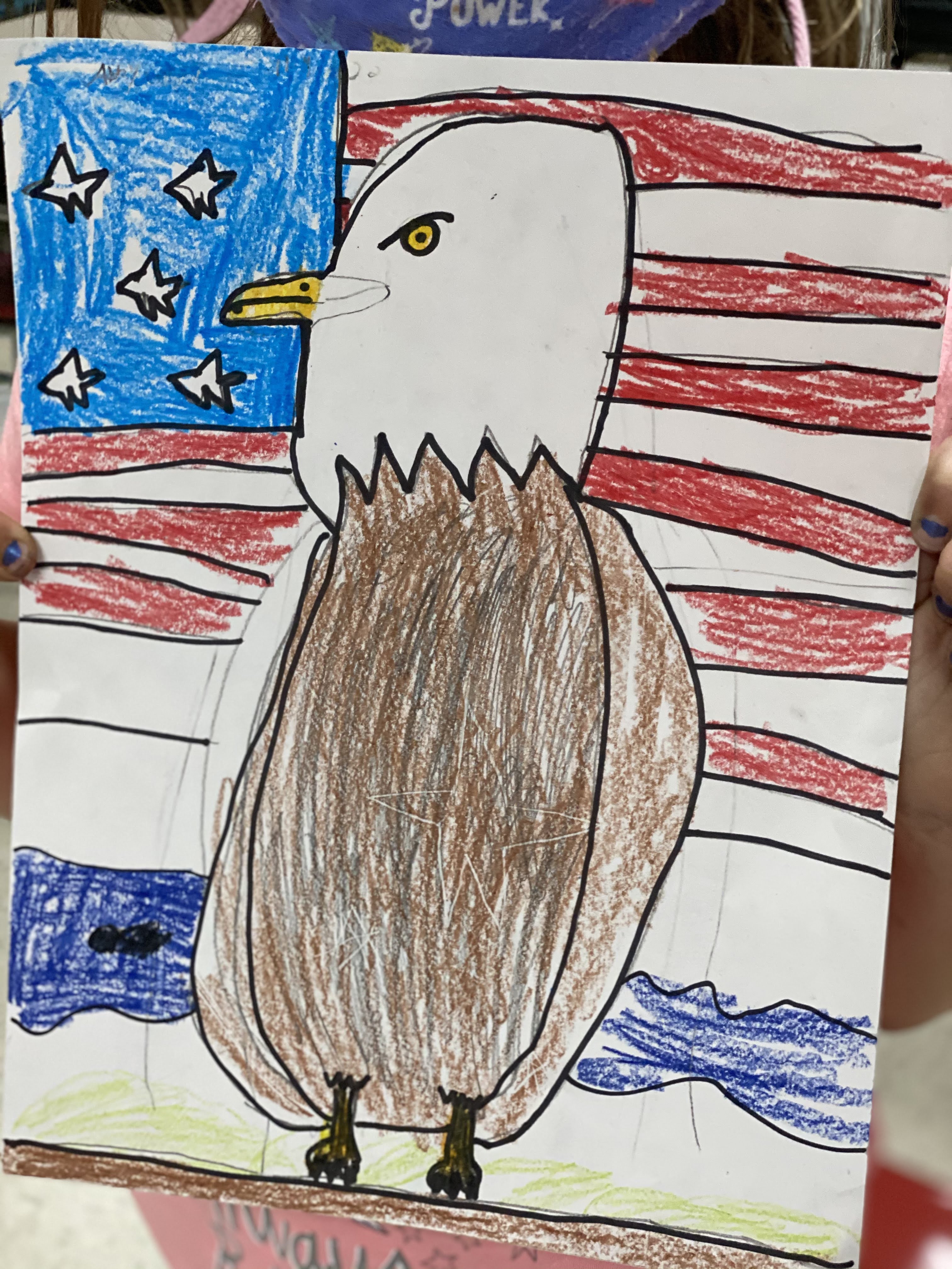 Elements of the Art Room: Patriotic art for Veterans Day!