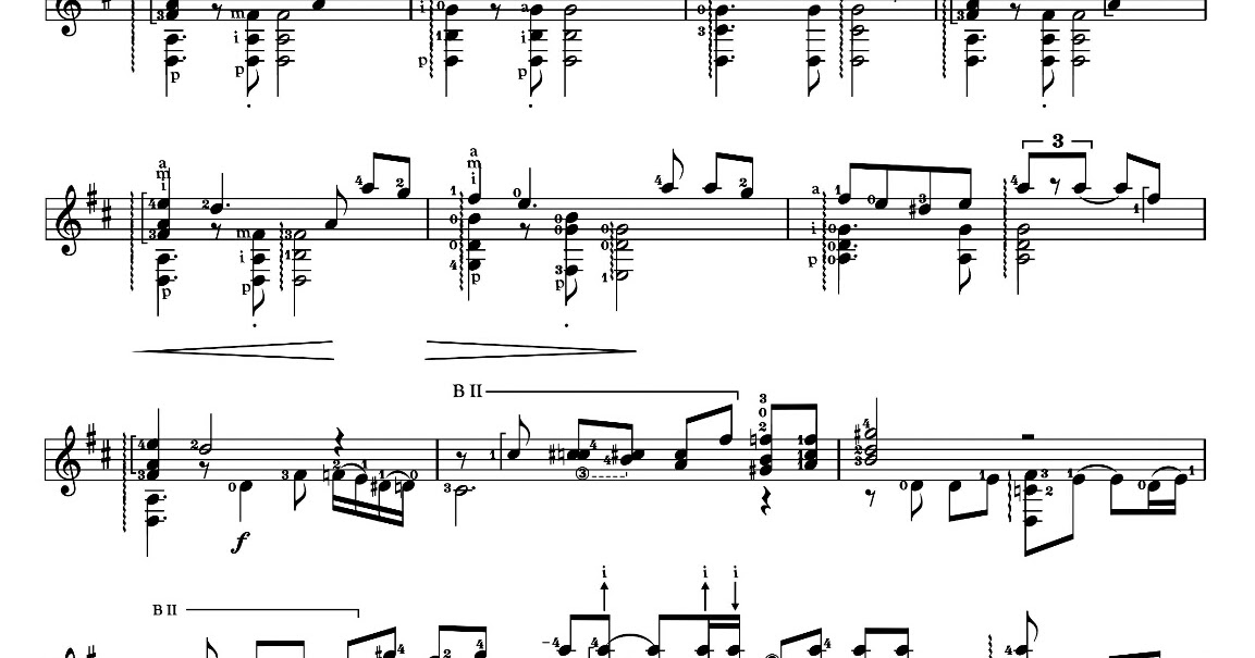 Partitur guitar classic i kiss your hand madam pdf