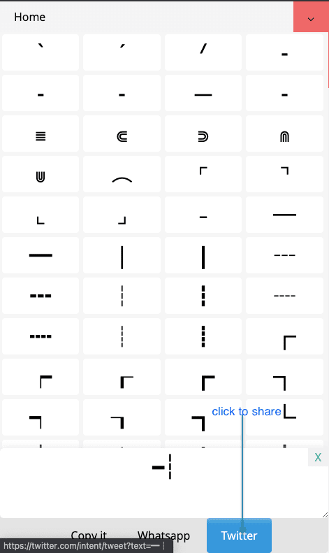 Line Symbols - Copy & Paste Online Free Line Symbols