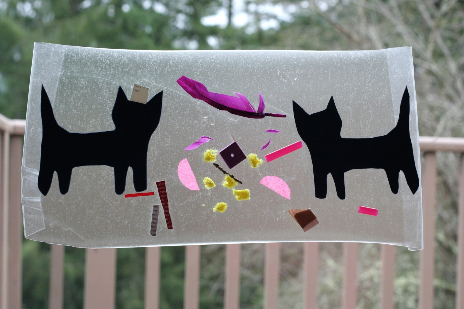 Contact Paper Window Art