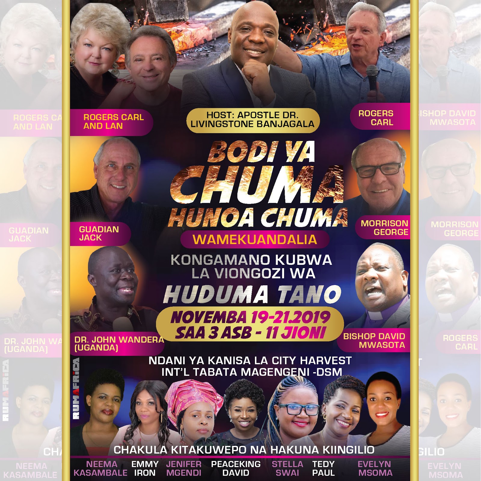 RUMAFRICA Tangazo: Bodi ya Chuma Hunoa Chuma kufanya kongamano la ...