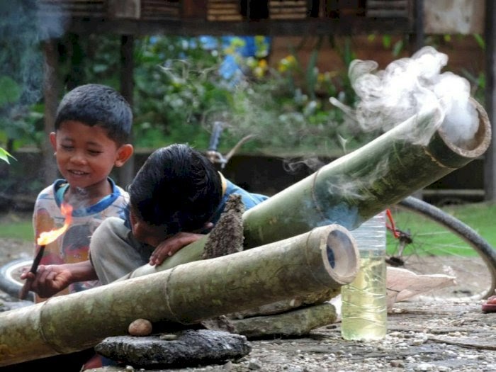 Dentuman Meriam Buluh Kini Tak Lagi Terdengar ~ Khas Riau