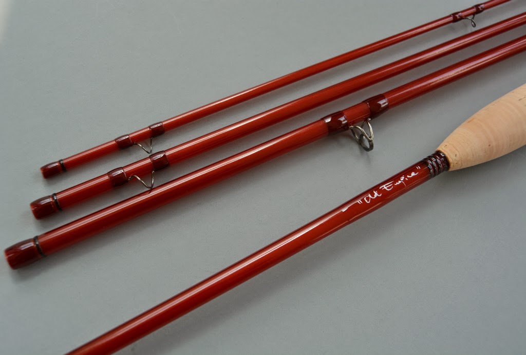 "Old Empire" Fiberglass 7'6" 3wt 4 Piece Fly Rod ~ Rod Catalog