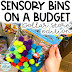 Sensory Bins on a Budget - Dollar Store Edition! - Supports for Special ...