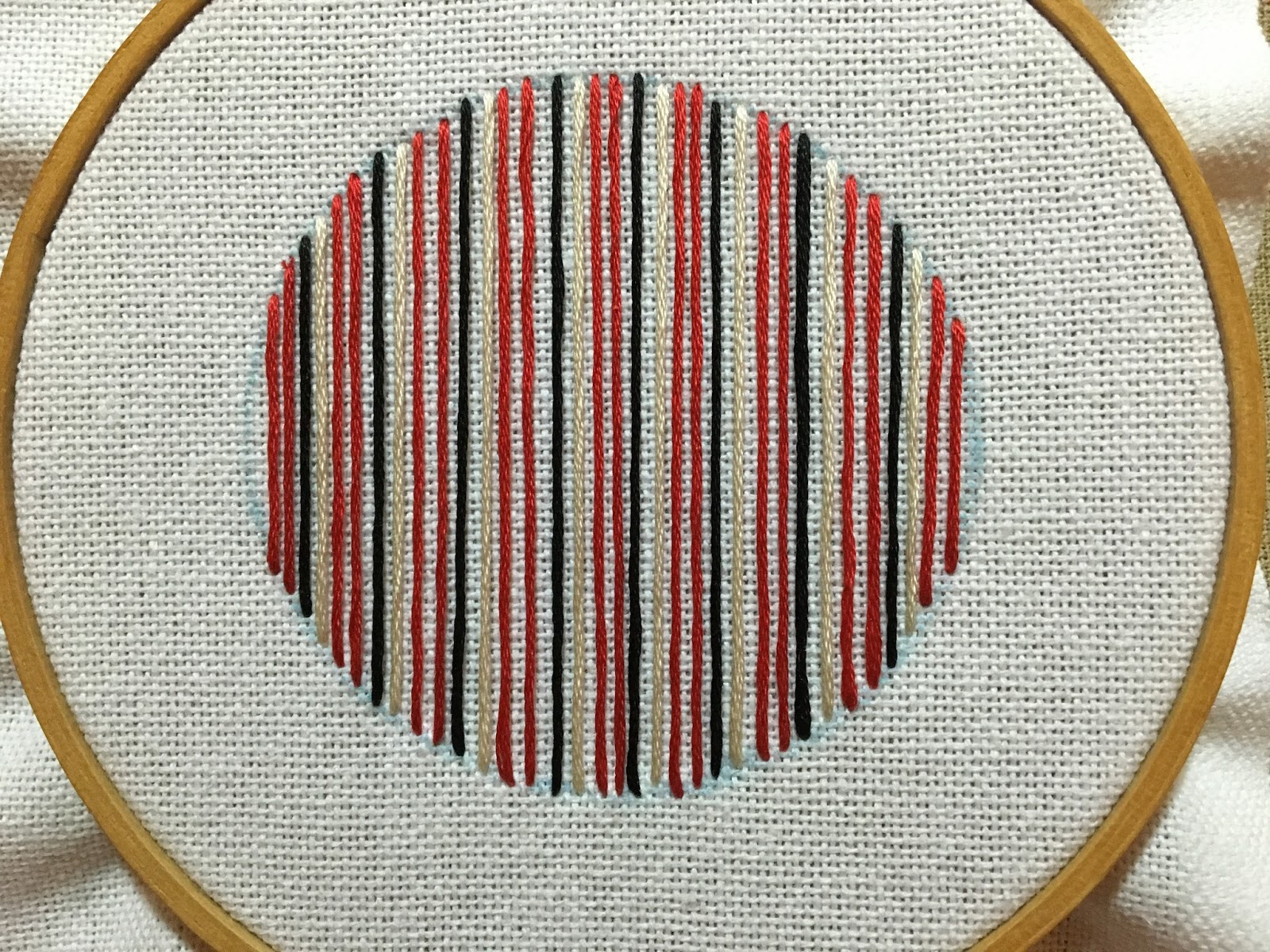 feeling stitchy: MooshieStitch Monday: Needle Weaving Plaid