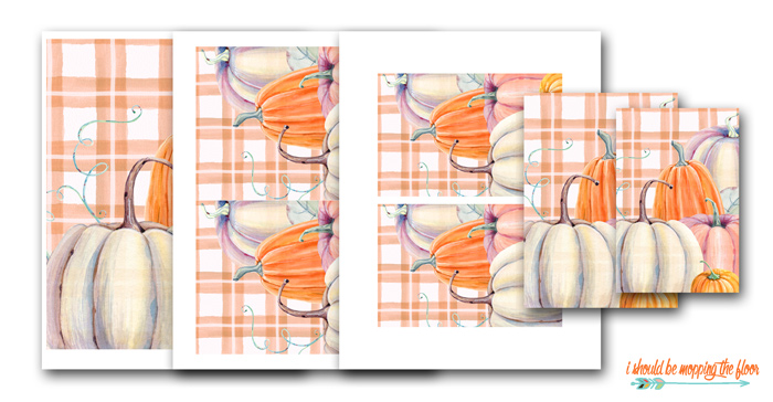 Free Autumn Harvest Printables | i should be mopping the floor