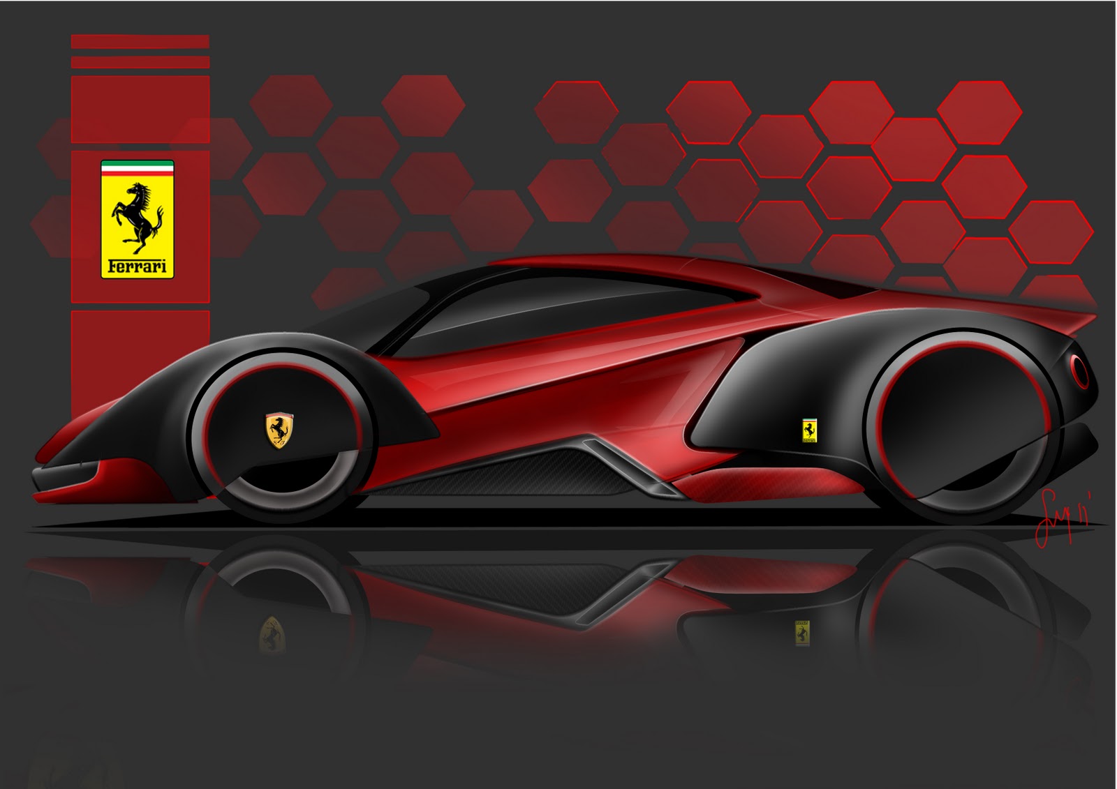 my design: ferrari world design contest