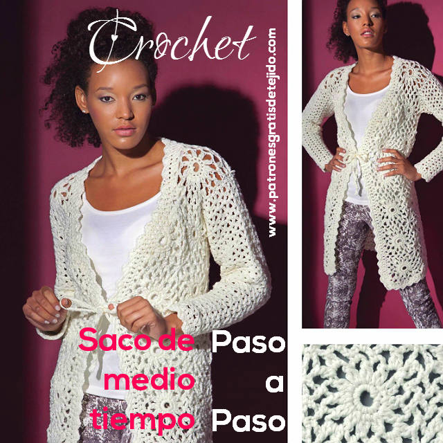 Chaqueta crochet / Paso a paso