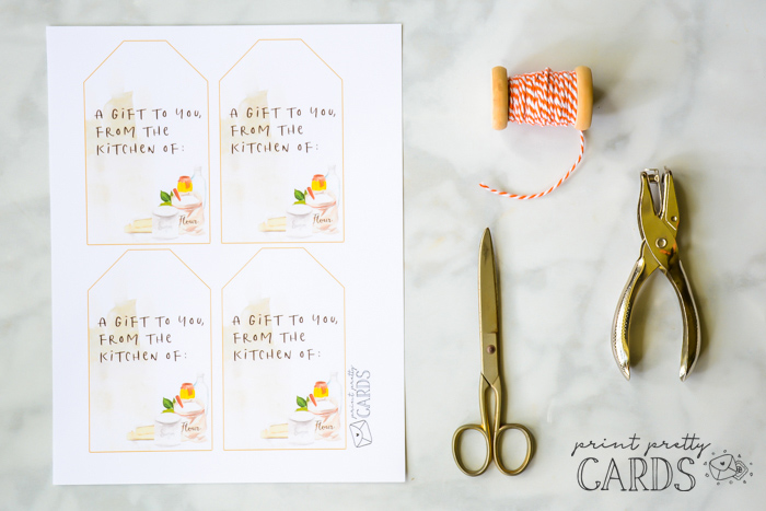 Free Printable Gift Tags for Food Gifts | Print Pretty Cards