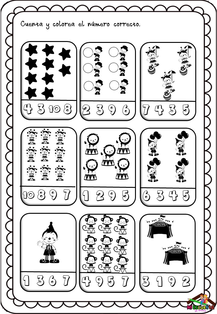 Cuadernillo para aprender los números pdf