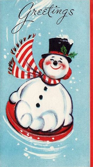 Retro Snowman Images