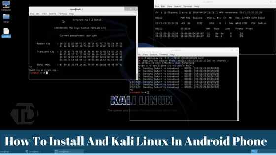 How To Install And Kali Linux In Android Phone - TrickyDad - Blog For ...