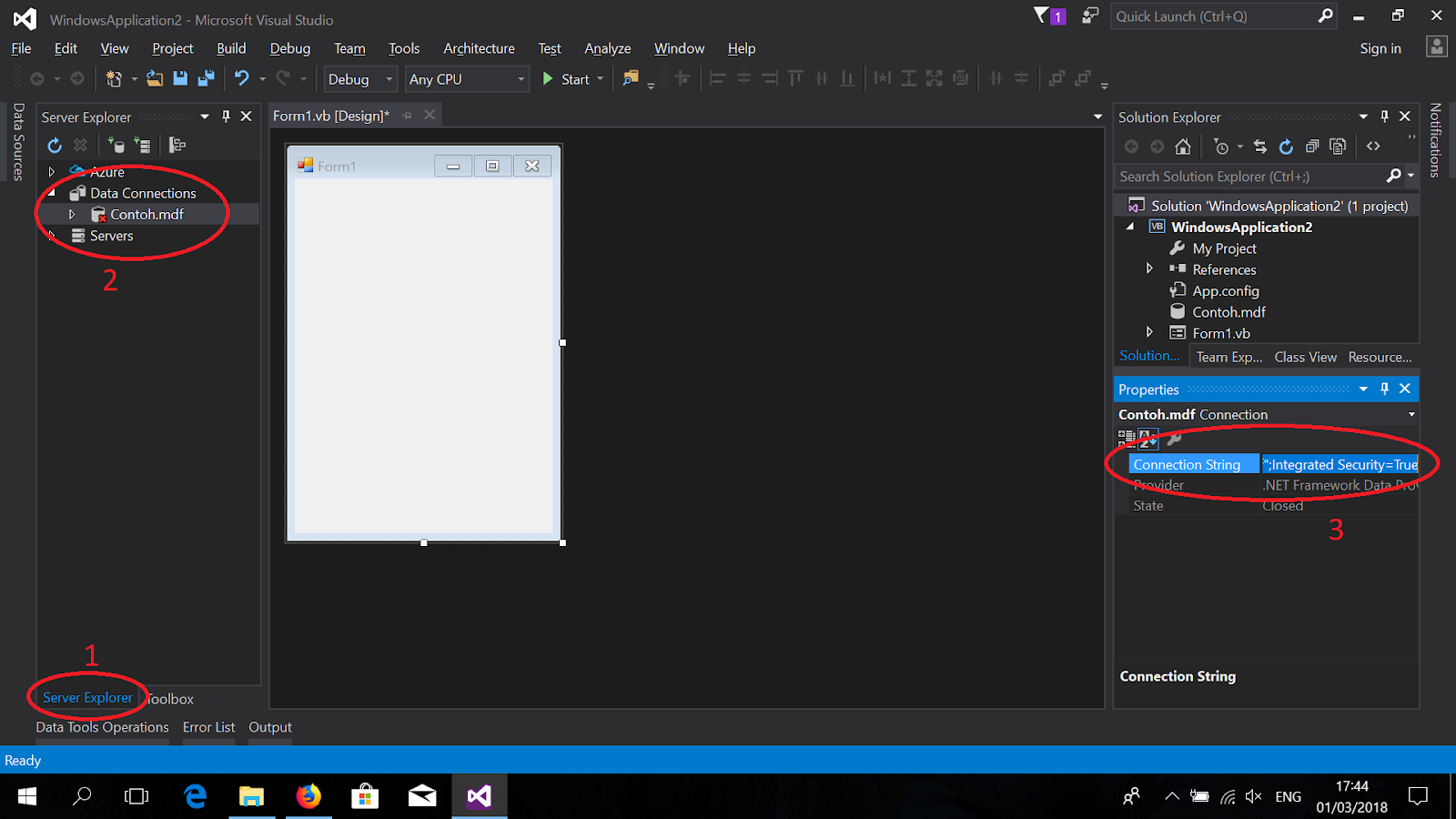 Cara Membuat Database untuk Program Visual Studio Tanpa Menggunakan SQL ...