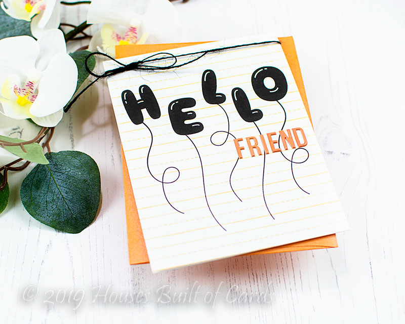 Houses Built of Cards: Balloon Letter Fun - STAMPtember Blog Party